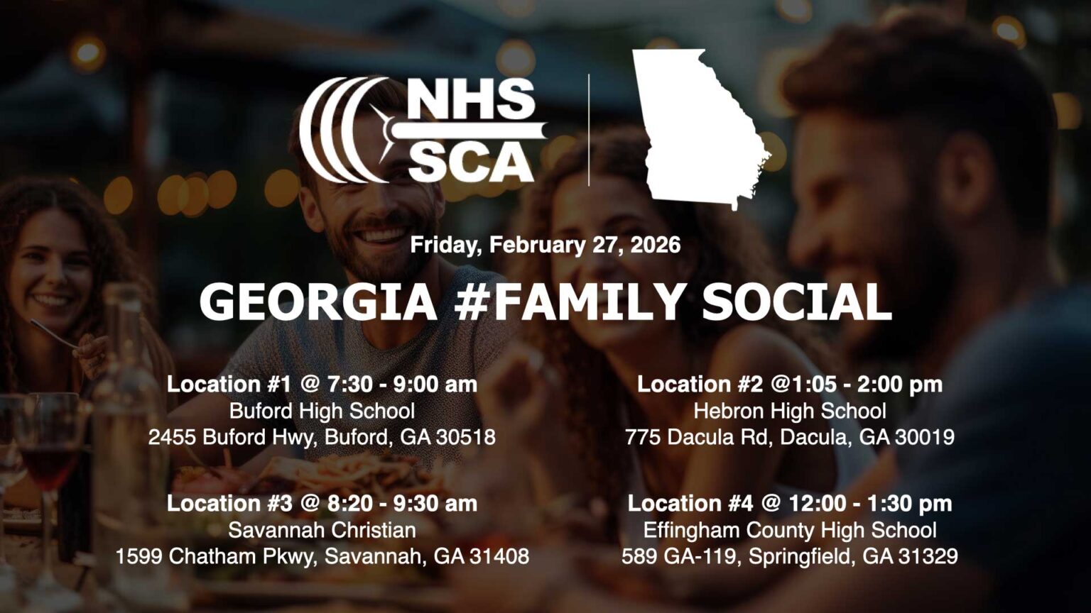 2026 NHSSCA Georgia Family Social - National High School Strength ...